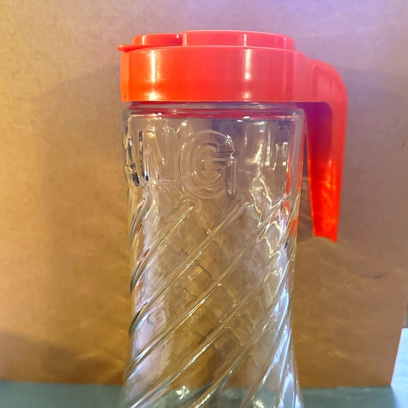 Tang | Dining | Vintage 9 Tang Embossed Glass Pitcher | Poshmark